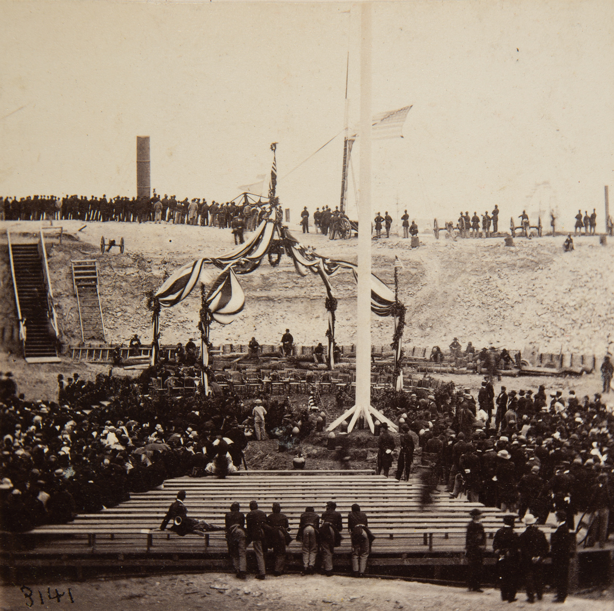 The old flag raised by Gen. Anderson April 14th 1865 | The 19th Century ...