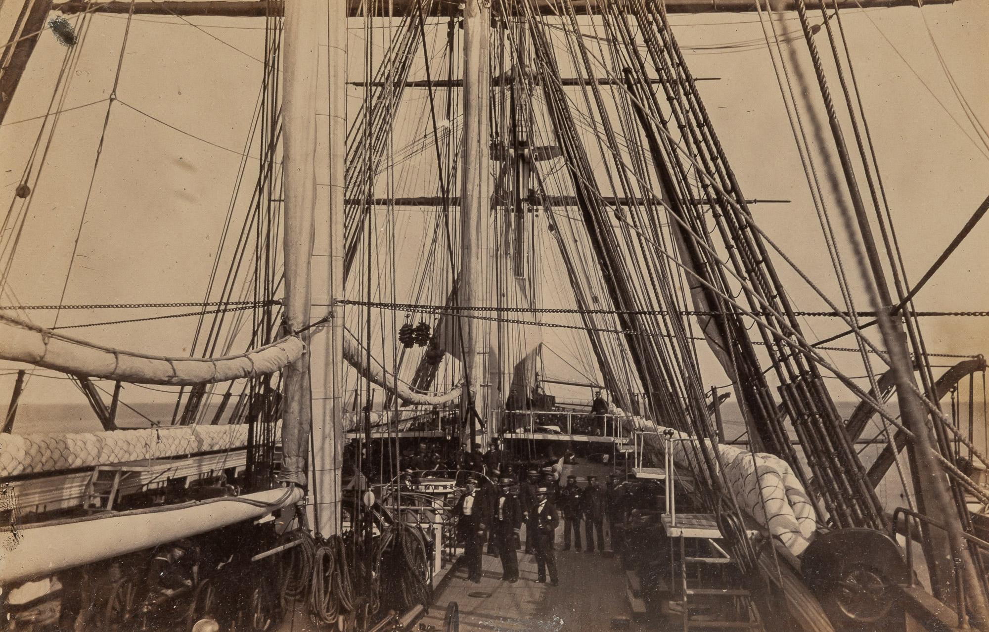 Moore. Deck of USS Wabash | The 19th Century Rare Book and Photograph Shop